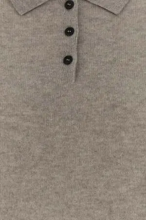 Le Kasha Dove Cashmere Crete Polo Shirt