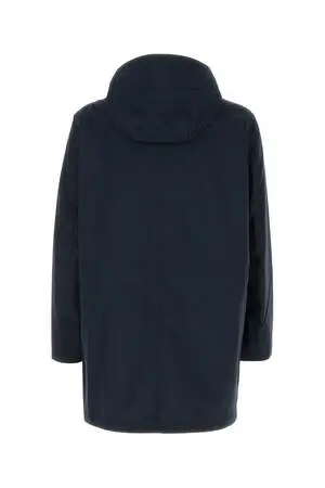 NAPAPIJRI Dark Polyester Windbreaker With Logo Patch