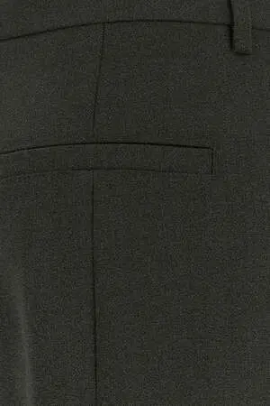 JEAN PAUL GAULTIER Wool Blend Tailored Trousers With Ironed Pleats - Grey