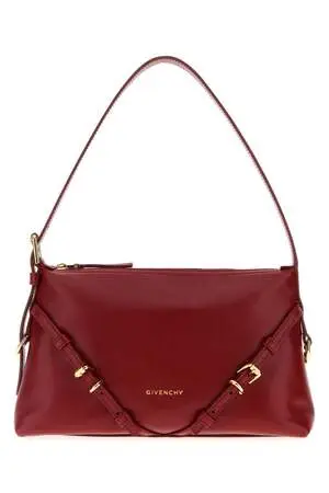Givenchy Leather Mini Voyou Shoulder Bag - Red