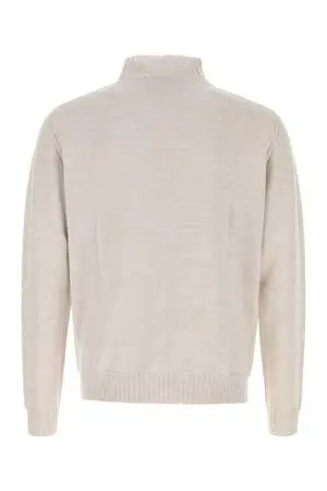VIVIENNE WESTWOOD Sand Wool Mock Neck Sweater
