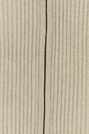 Le Kasha Ribbed Organic Cashmere Zip Cardigan