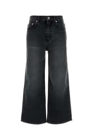 Kenzo Cropped Stretch Denim Jeans