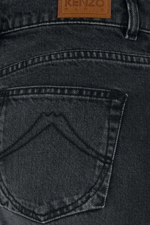 Kenzo Cropped Stretch Denim Jeans