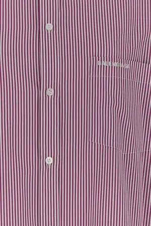 Balenciaga Embroidered Oversize Poplin Shirt
