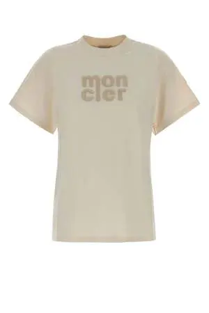 Moncler Cotton T-shirt With Embroidered Logo