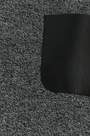 JW Anderson Melange Wool Blend Sweater With Leather Pocket
