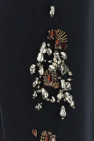Dries Van Noten Embellished Wool Trousers