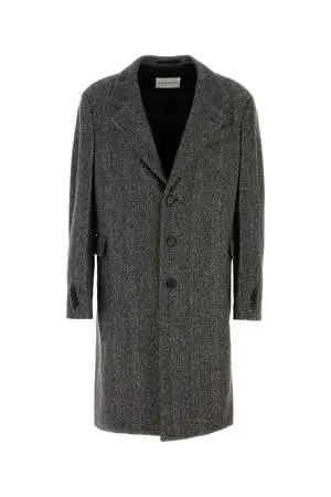 Givenchy Embroidered Wool Blend Coat