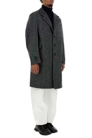 Givenchy Embroidered Wool Blend Coat