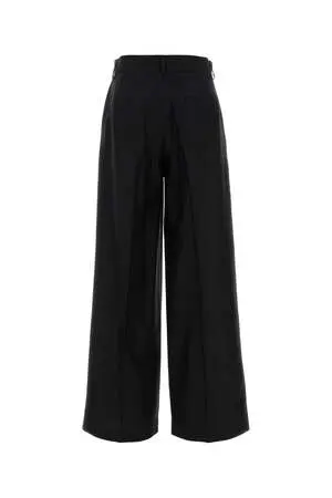 Alberta Ferretti Wool Blend Wide-leg Trousers