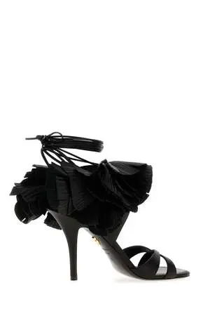 FERRAGAMO Leather Strappy Sandals