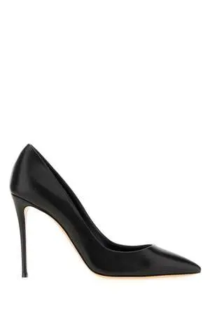 Casadei Leather Julia Pumps - Black