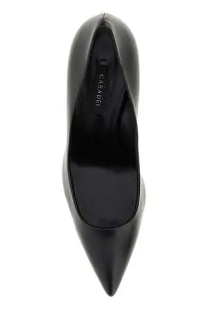 Casadei Leather Julia Pumps - Black