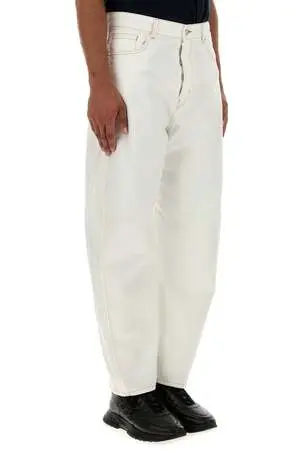 Givenchy Wide-leg Denim Jeans With Logo Label
