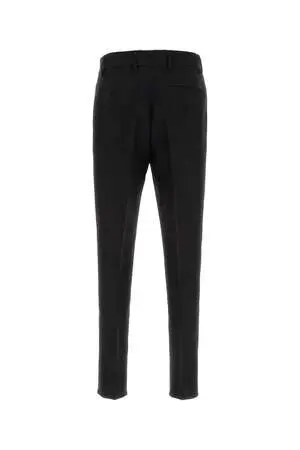 FERRAGAMO Tailored Viscose Blend Trousers With Central Pleats