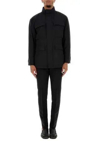FERRAGAMO Tailored Viscose Blend Trousers With Central Pleats