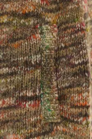Alanui Multicolor Wool Blend Knit Shorts