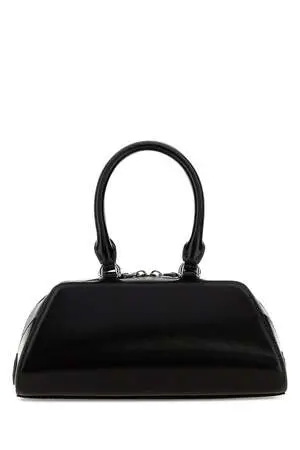 Givenchy Mini Antigona East-west Handbag In Polished Leather - Black