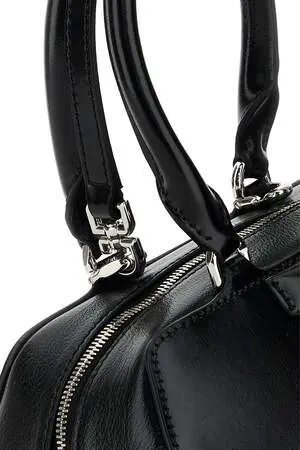 Givenchy Mini Antigona East-west Handbag In Polished Leather - Black