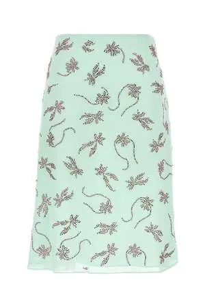 16Arlington Embellished Crepe Skirt