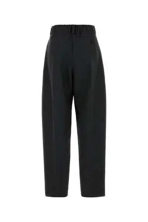 Givenchy Charcoal Wool Pleated Trousers - Grey