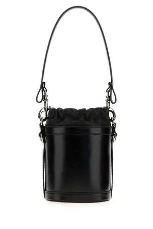 VIVIENNE WESTWOOD Nappa Leather Small Kitty Bucket Bag - Black