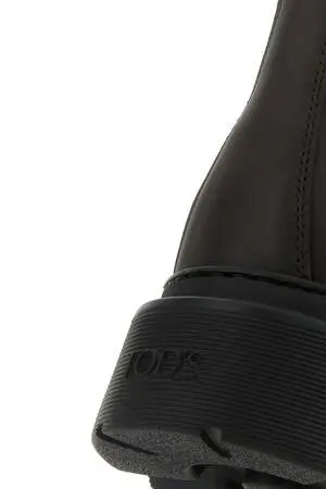 TOD'S Dark Leather Ankle Boots