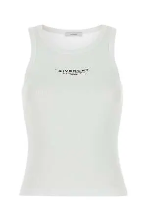 Givenchy Stretch Cotton Ribbed Tank Top