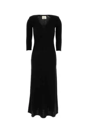 Isabel Marant Étoile Wool Blend V-neck Dress