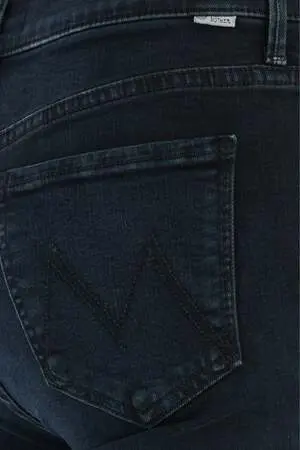 MOTHER The Weekender Jeans In Midnight Stretch Denim