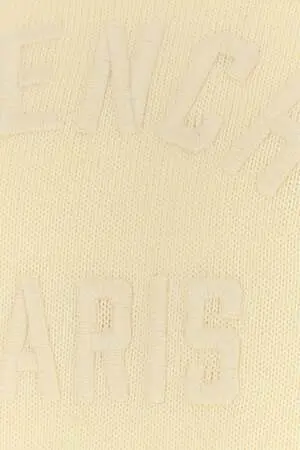 Givenchy Cream Cotton Turtleneck Sweater