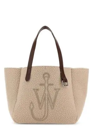 JW Anderson Fabric Shopping Bag With Anchor Embroidery