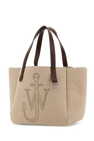 JW Anderson Fabric Shopping Bag With Anchor Embroidery