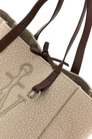 JW Anderson Fabric Shopping Bag With Anchor Embroidery