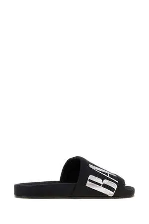 Balenciaga Canvas Pool Slippers