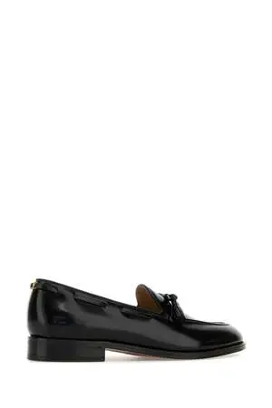 Valentino Garavani Leather Bow Detail Loafers