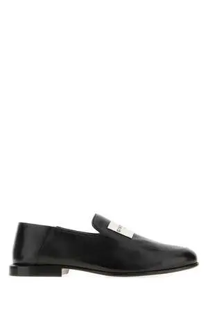 Givenchy Leather Label Loafers - Black