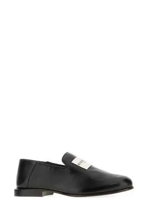 Givenchy Leather Label Loafers - Black