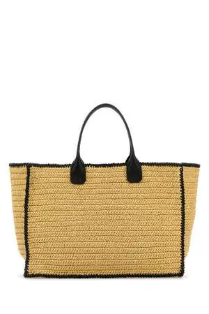 VALEXTRA Raffia Large Shopping Bag