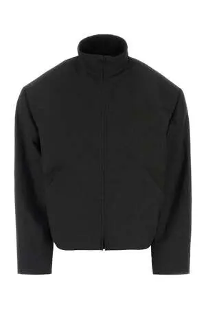Balenciaga Slate Linen Blend Jacket