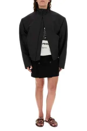 Balenciaga Slate Linen Blend Jacket