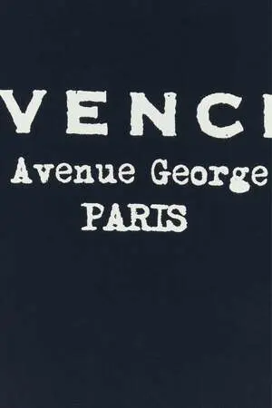 Givenchy Dark Cotton T-shirt - Blue