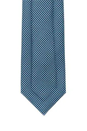 Brioni Printed Silk Neck Tie