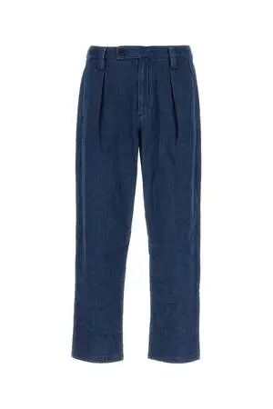 A.p.c. Renato Denim Jeans With Inverted Pleats