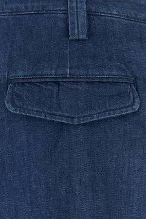 A.p.c. Renato Denim Jeans With Inverted Pleats