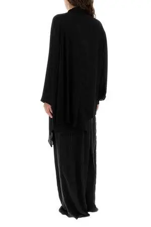 Balenciaga Asymmetric Georgette Blouse