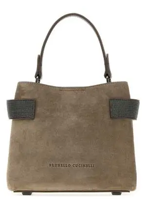 Brunello Cucinelli Suede Handbag