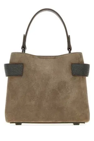 Brunello Cucinelli Suede Handbag