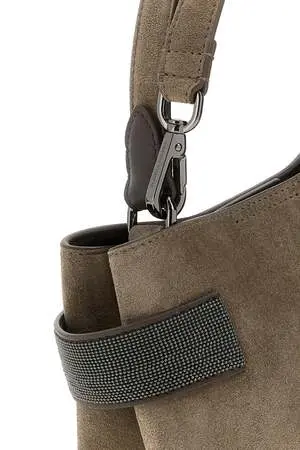 Brunello Cucinelli Suede Handbag